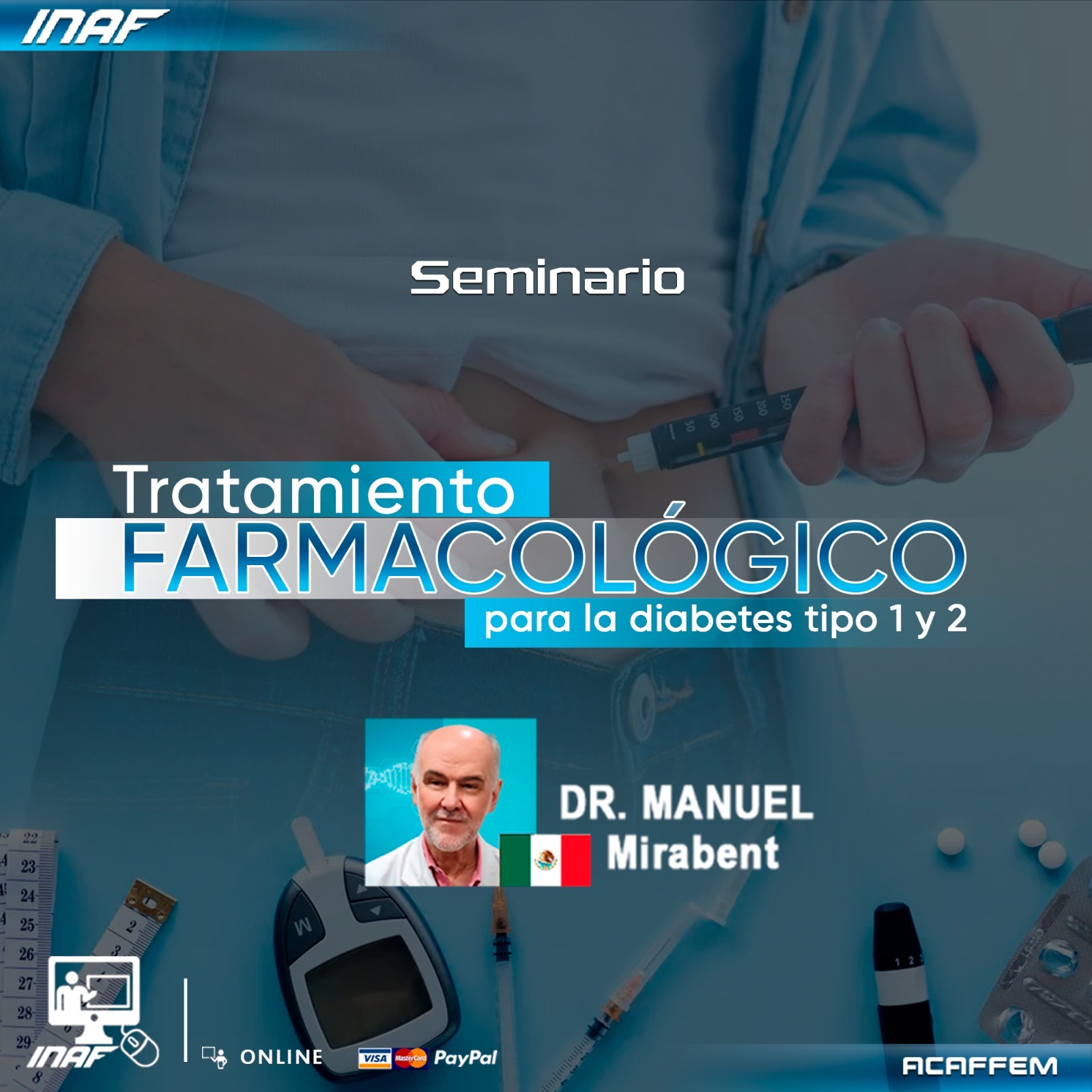 TRATAMIENTO FARMACOLOGICO PARA LA DIABETES TIPO 1 Y 2